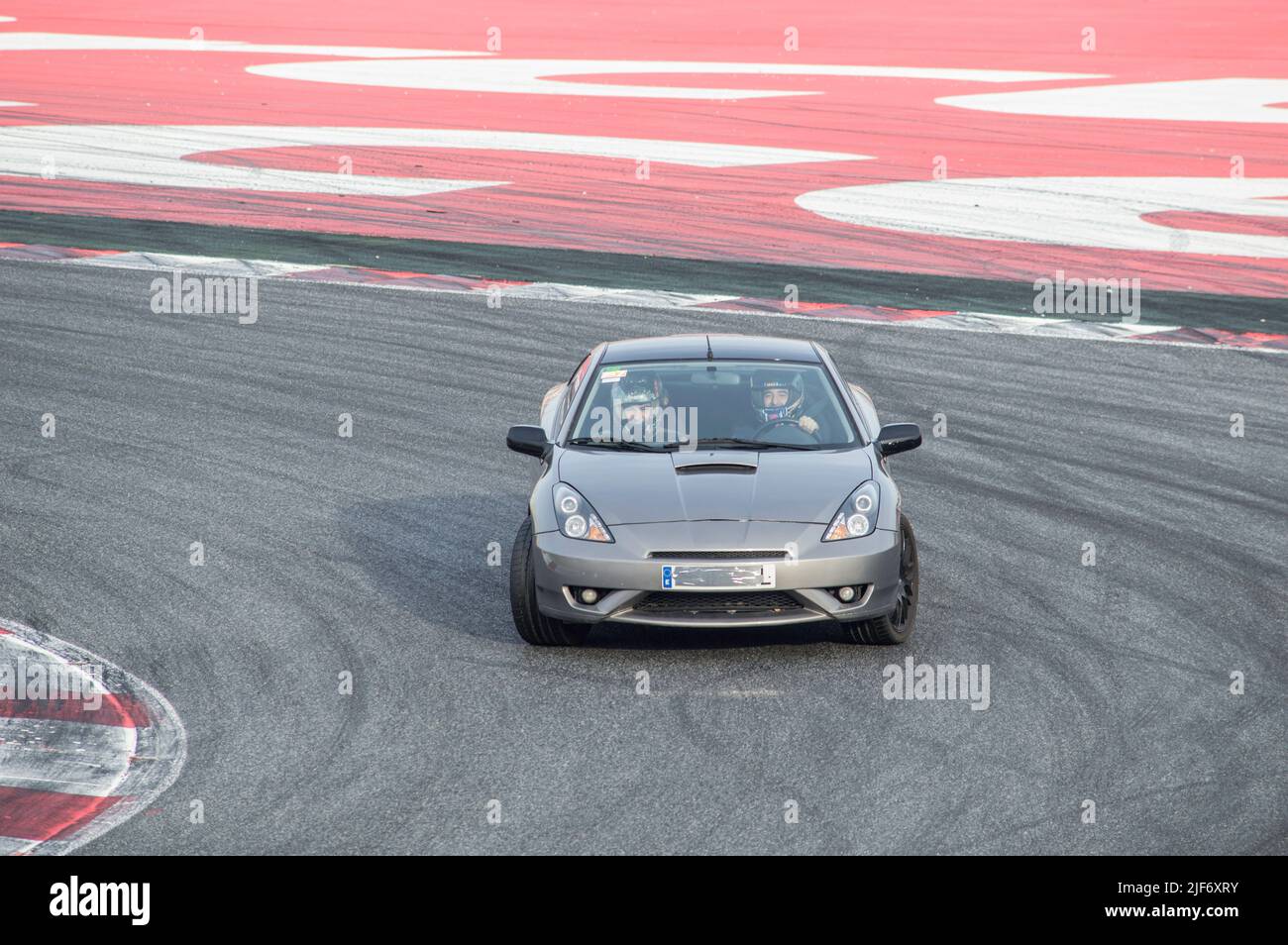 Classic japan rally car in the street. Toyota Celica Stock Photo - Alamy