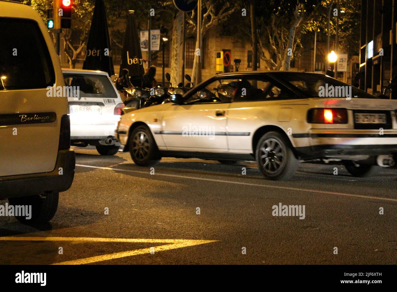 Classic japan rally car in the street. Toyota Celica Stock Photo - Alamy