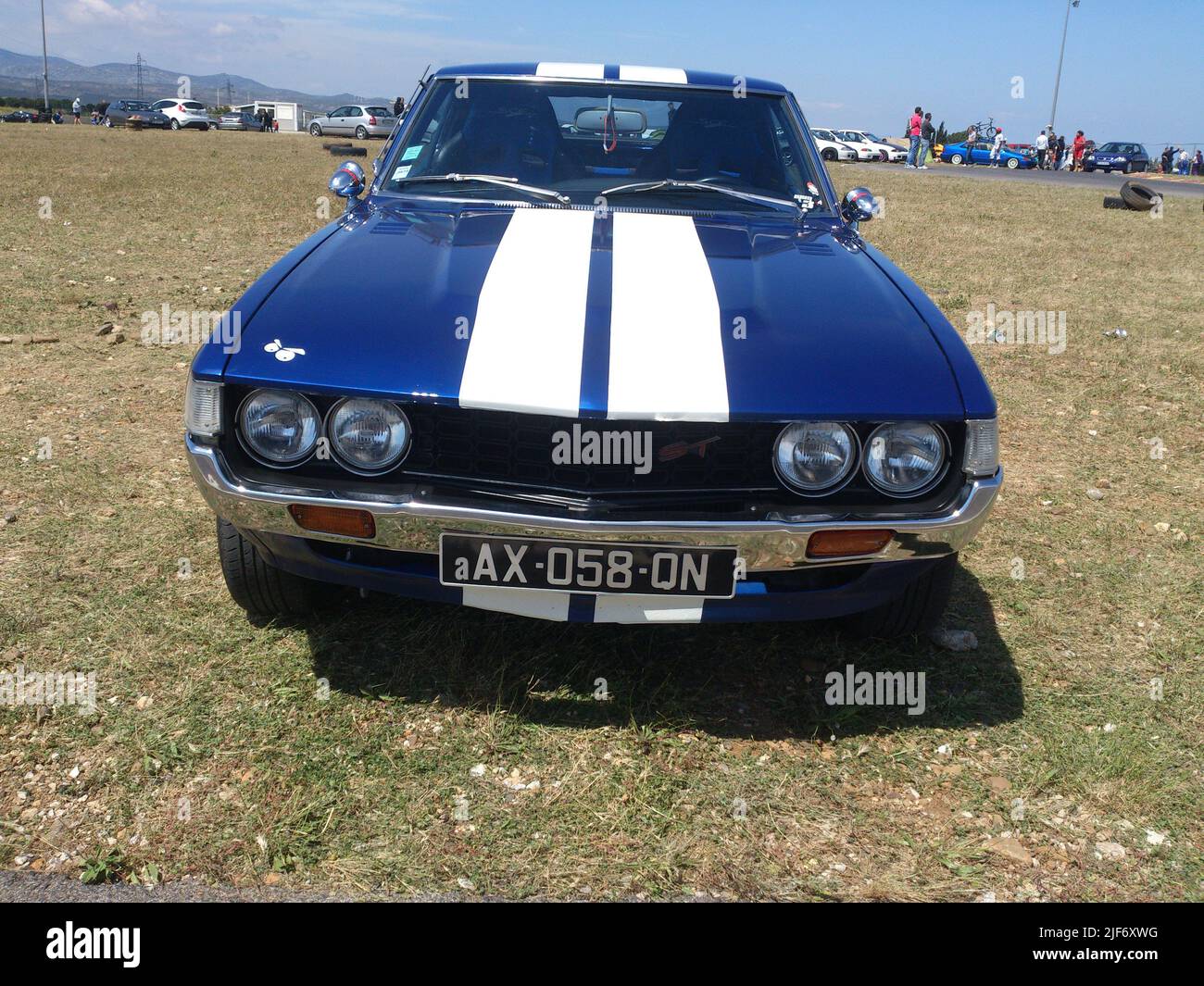 Classic japan rally car in the street. Toyota Celica Stock Photo - Alamy