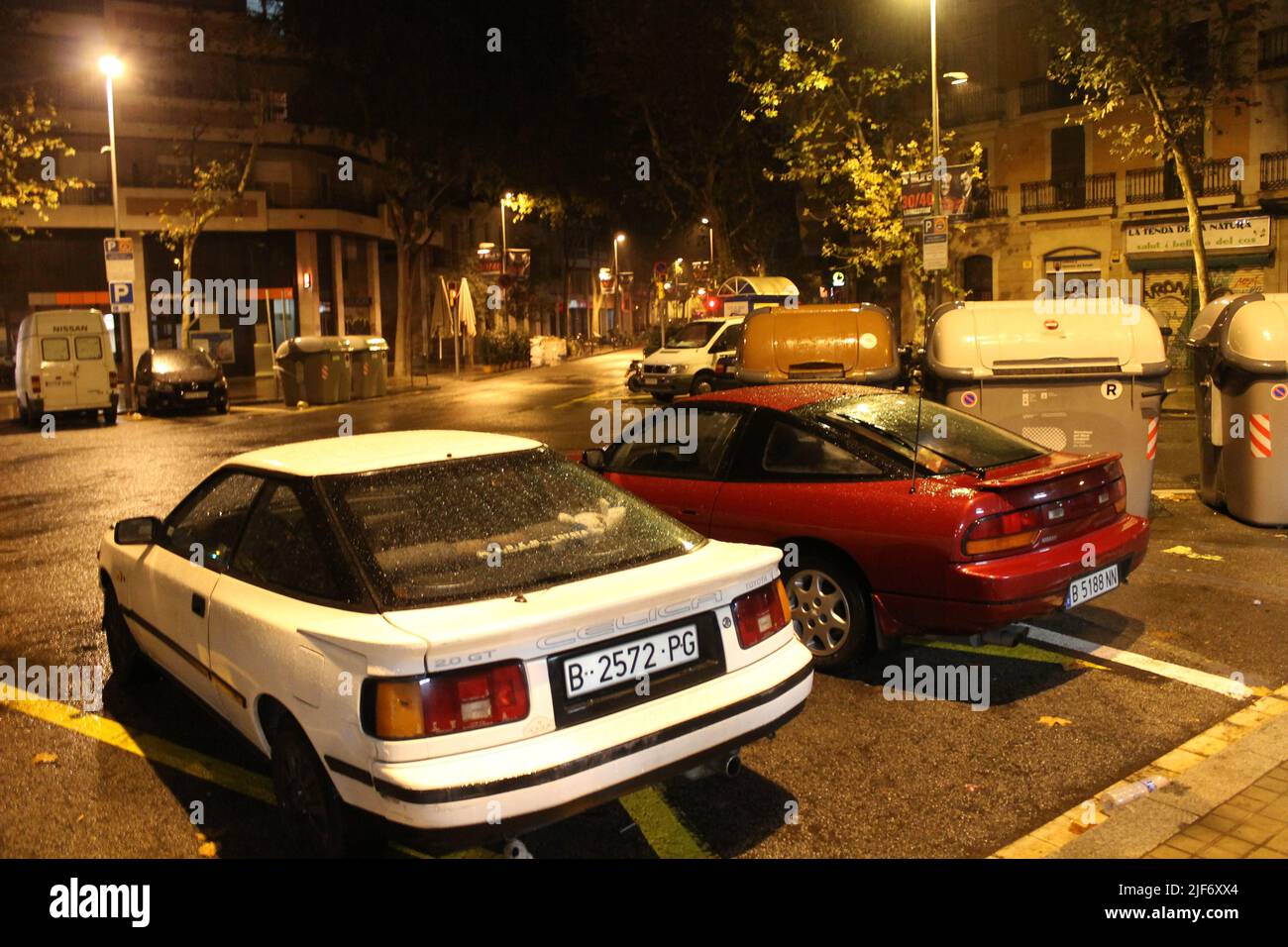 Classic japan rally car in the street. Toyota Celica Stock Photo - Alamy
