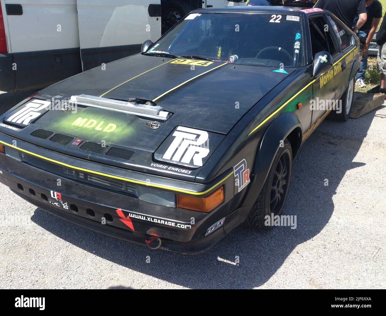 Classic japan rally car in the street. Toyota Celica Stock Photo - Alamy