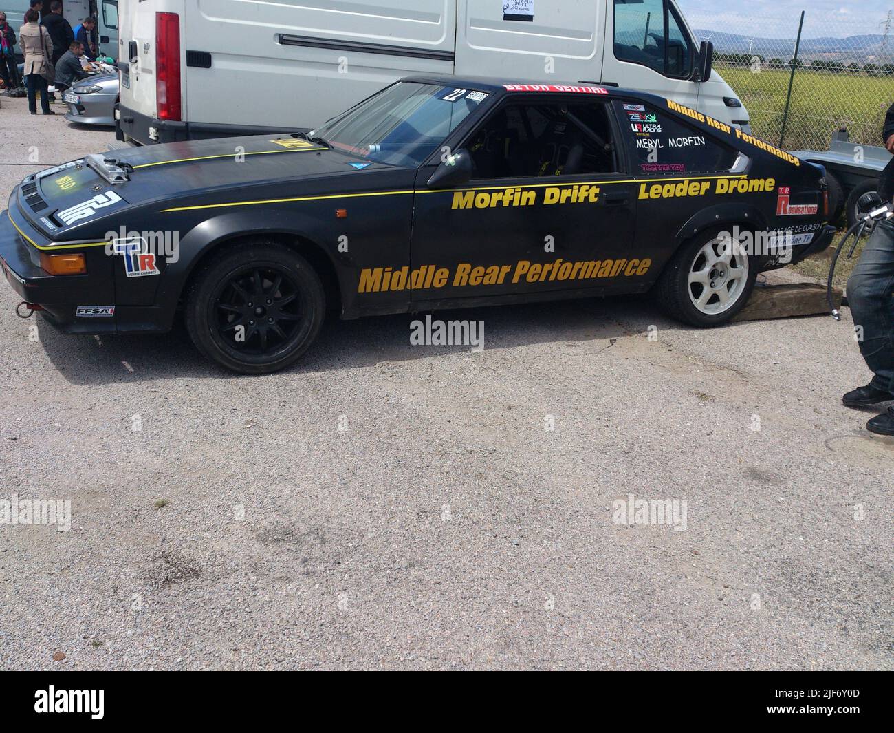 Classic japan rally car in the street. Toyota Celica Stock Photo - Alamy