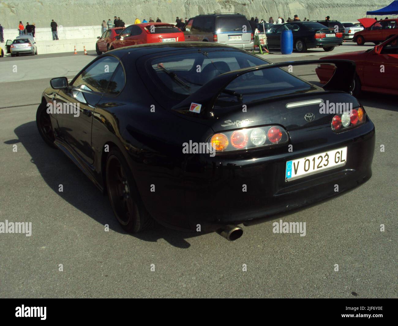 Fast japan car with lot of horse power. Toyota Supra Stock Photo - Alamy