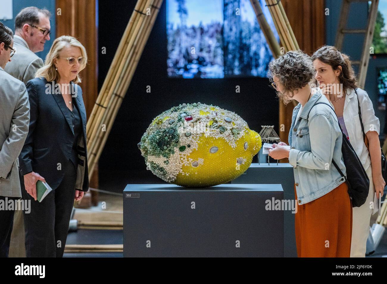 London, UK. 30th June, 2022. Guests inspect Bad Lemon (Josh) by ...