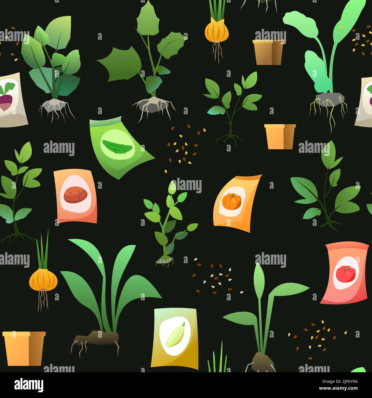 Seeds growth green Stock Vector Images - Alamy