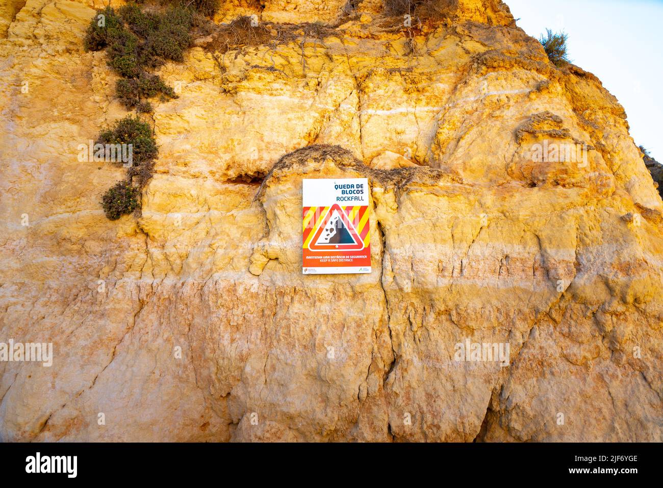 Rock fall protection hi-res stock photography and images - Alamy