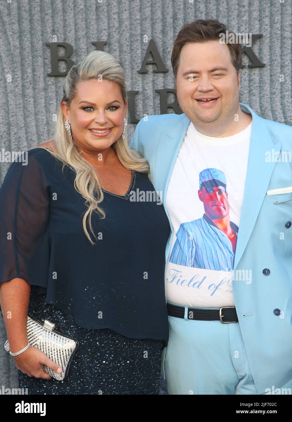 Los Angeles, Ca. 29th June, 2022. Amy Boland, Paul Walter Hauser at the ...