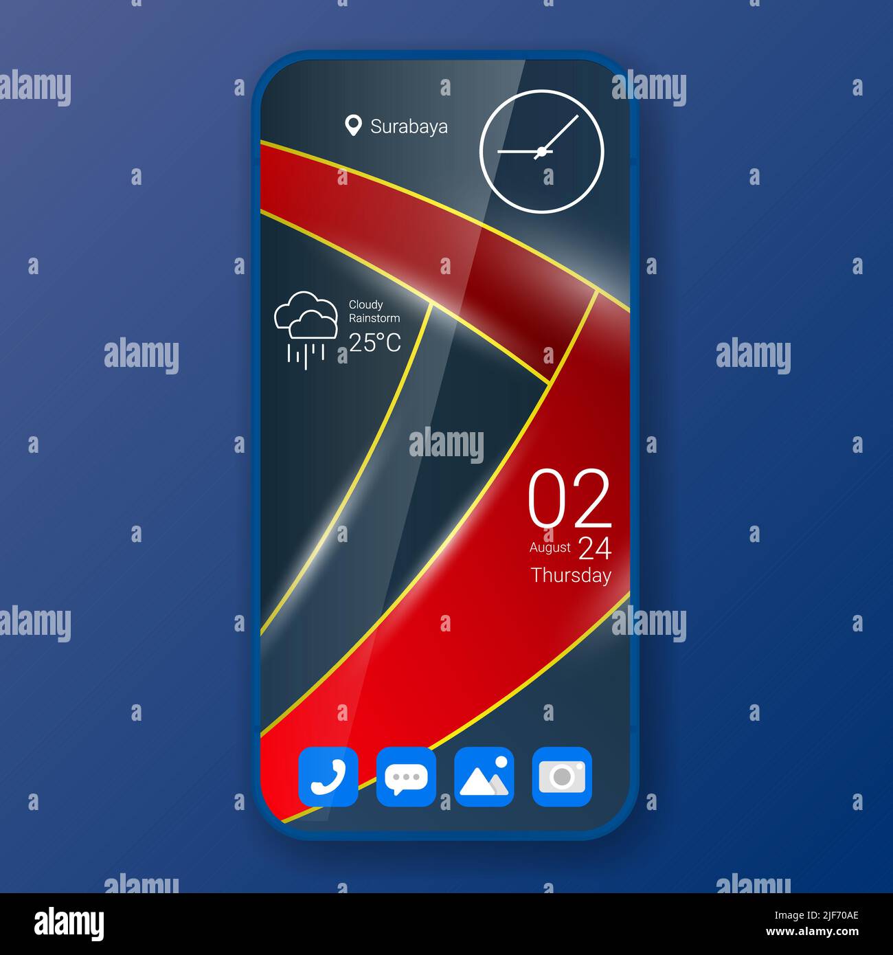 modern theme user interface realistic Stock Vector Image & Art - Alamy