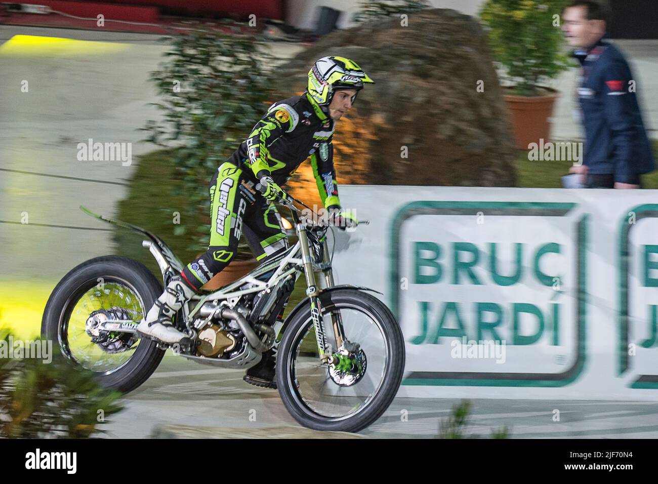 Trial bike exhibition. Vertigo Combat 300 Stock Photo - Alamy