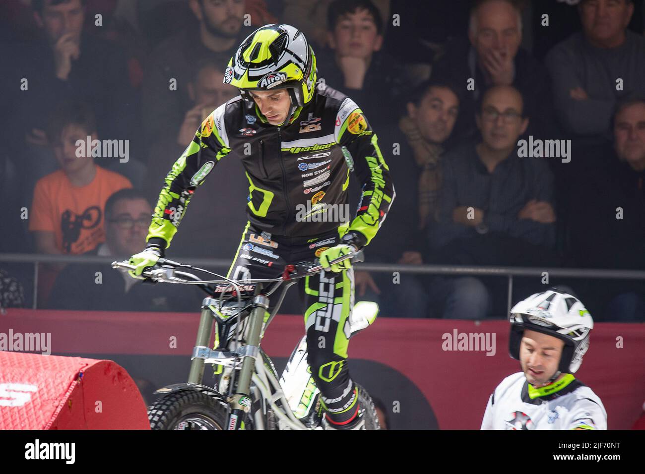 Trial bike exhibition. Vertigo Combat 300 Stock Photo - Alamy