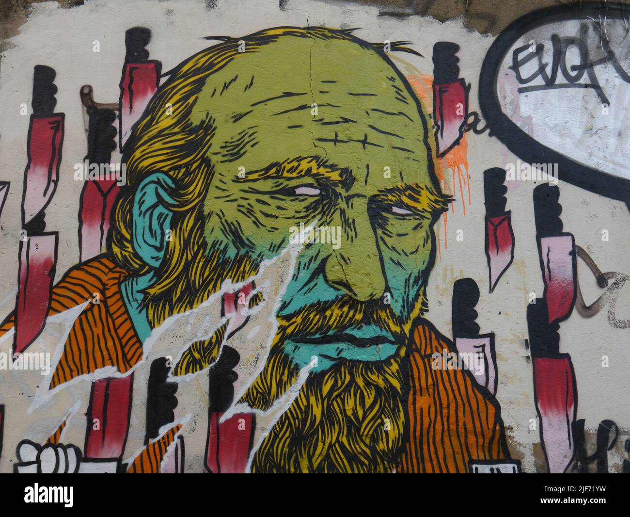 Graffiti showing hi-res stock photography and images - Alamy