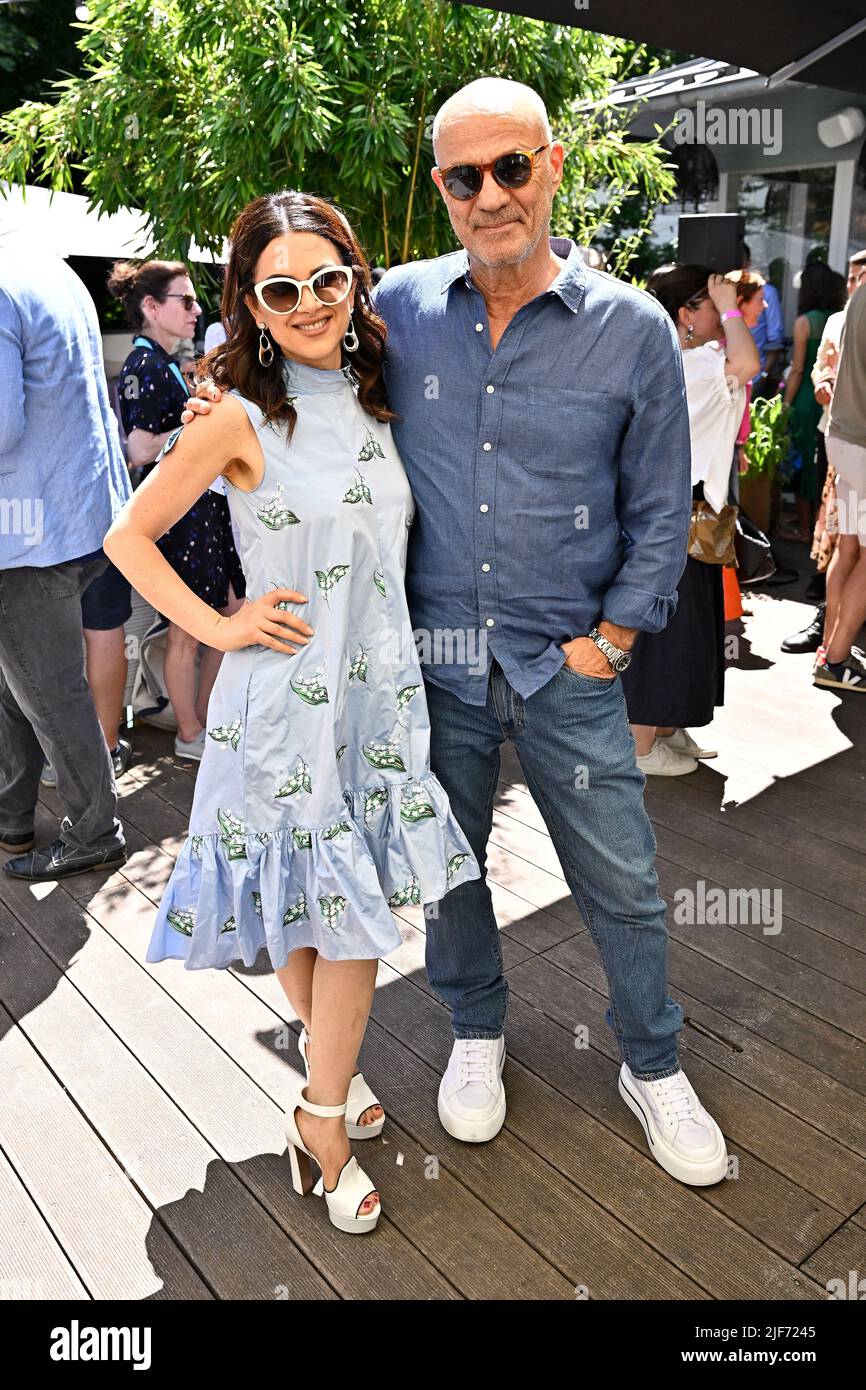 Munich, Germany. 30th June, 2022. Actor Heiner Lauterbach with his wife ...