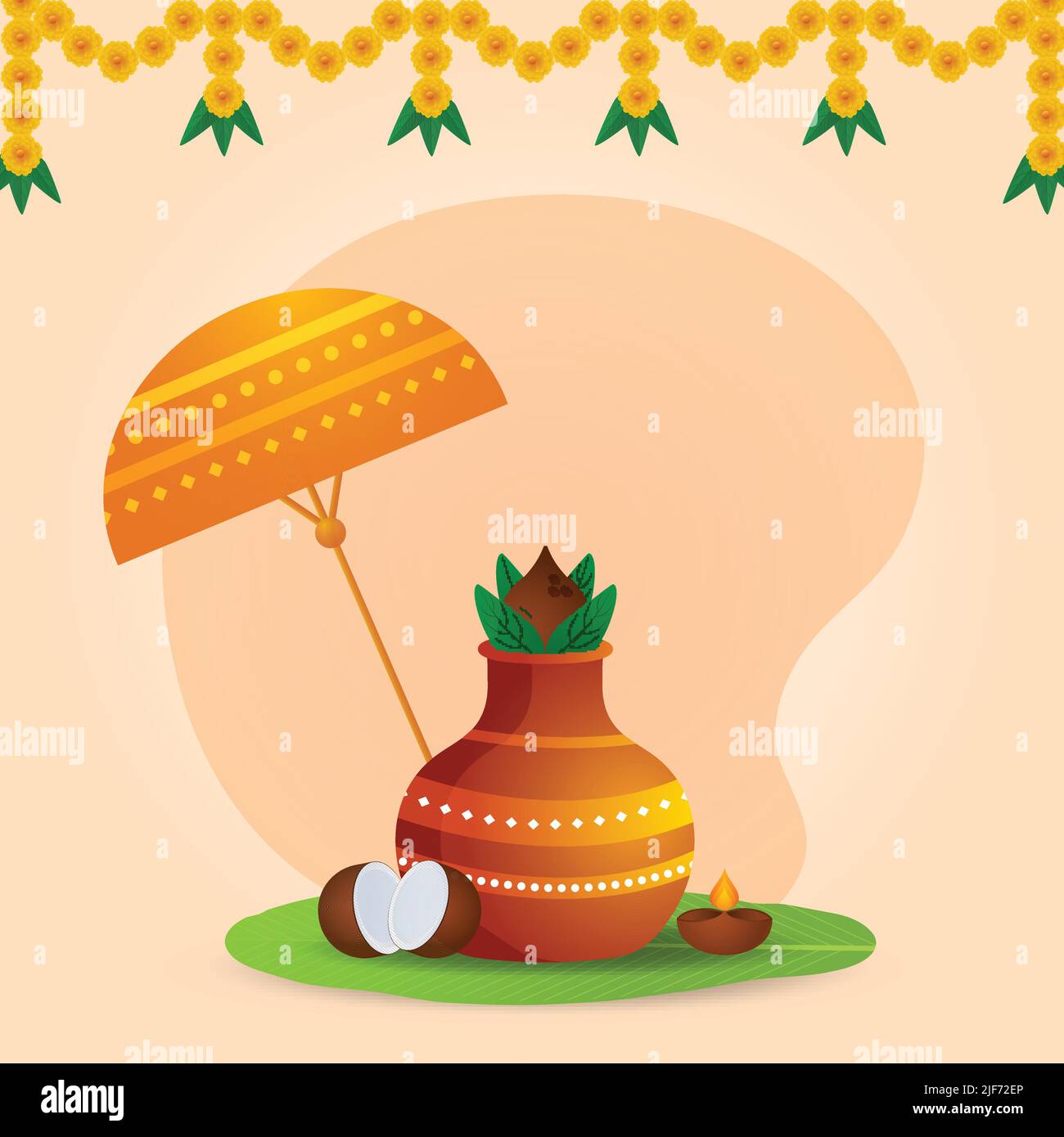Traditional kerala lamp Stock Vector Images - Alamy