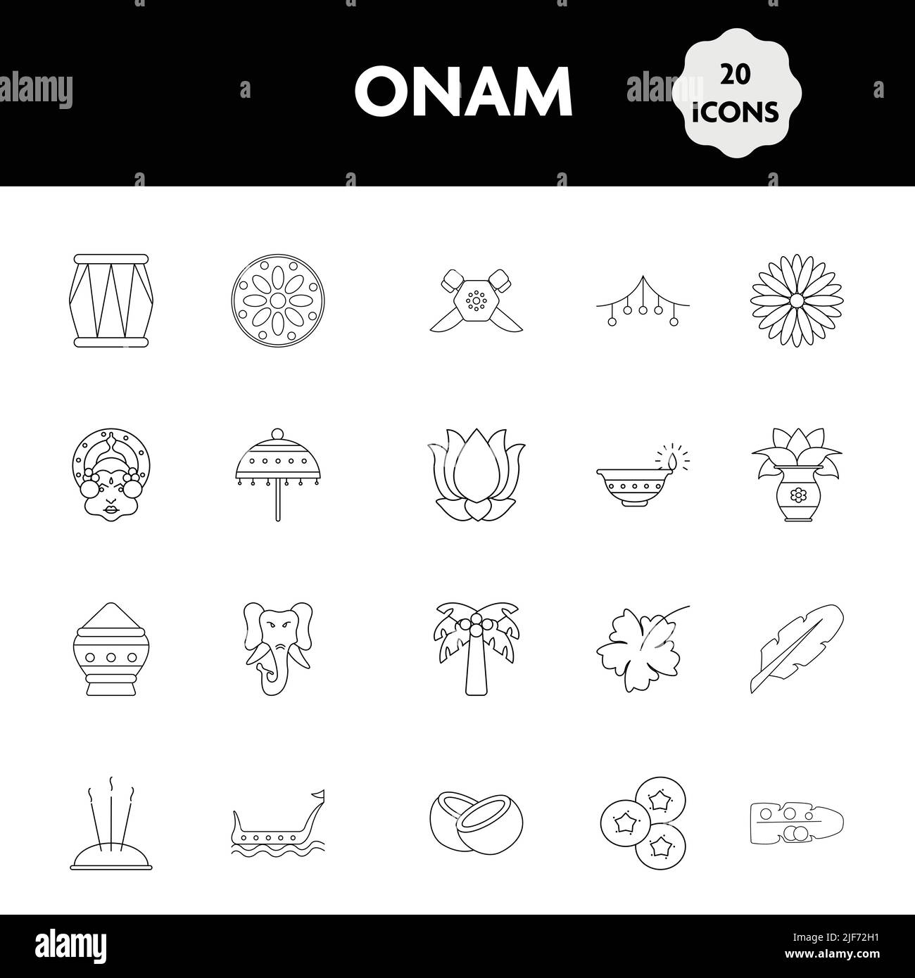 Drum kerala Stock Vector Images - Alamy
