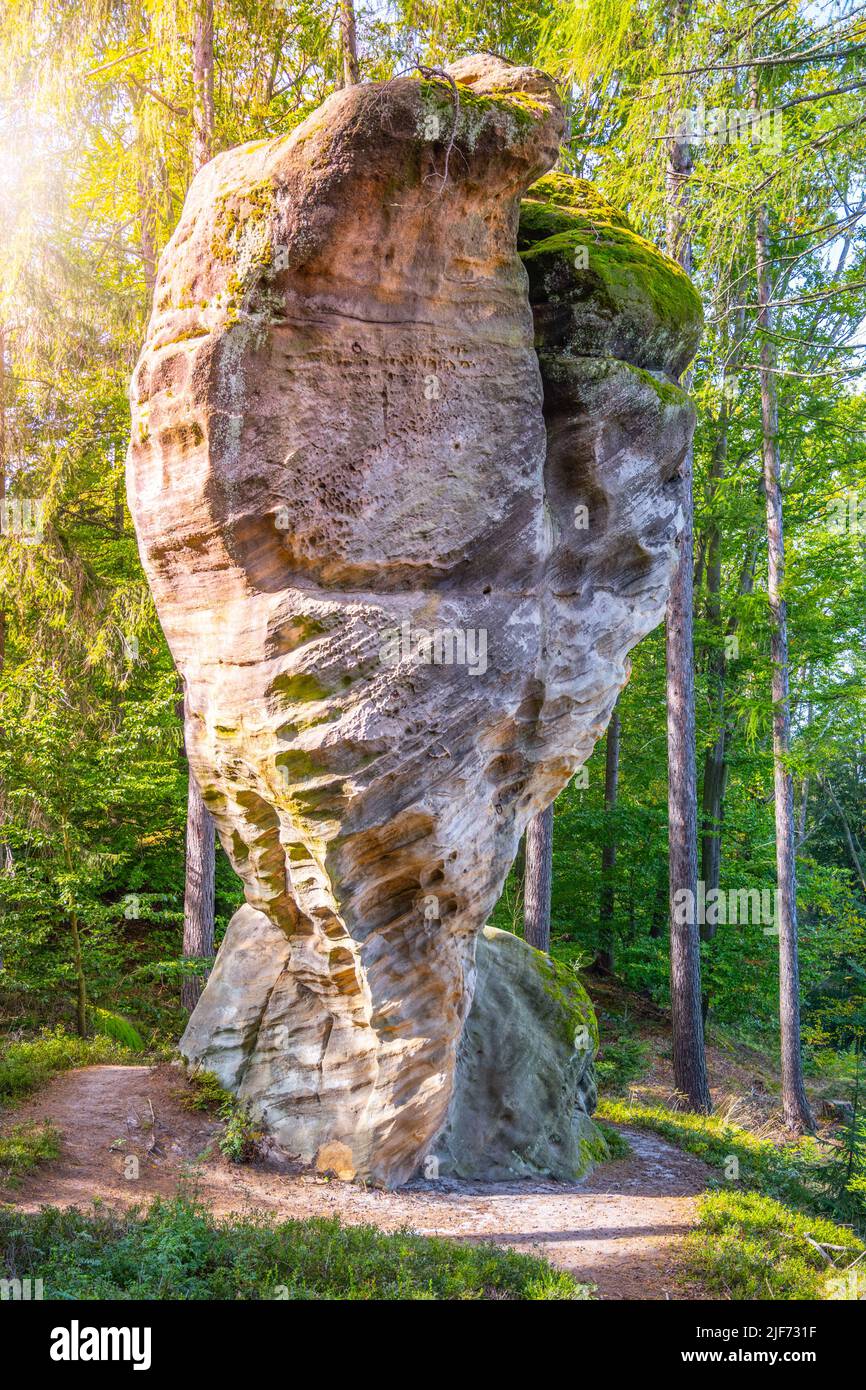Sokolik - unique sandstone rock formation Stock Photo - Alamy