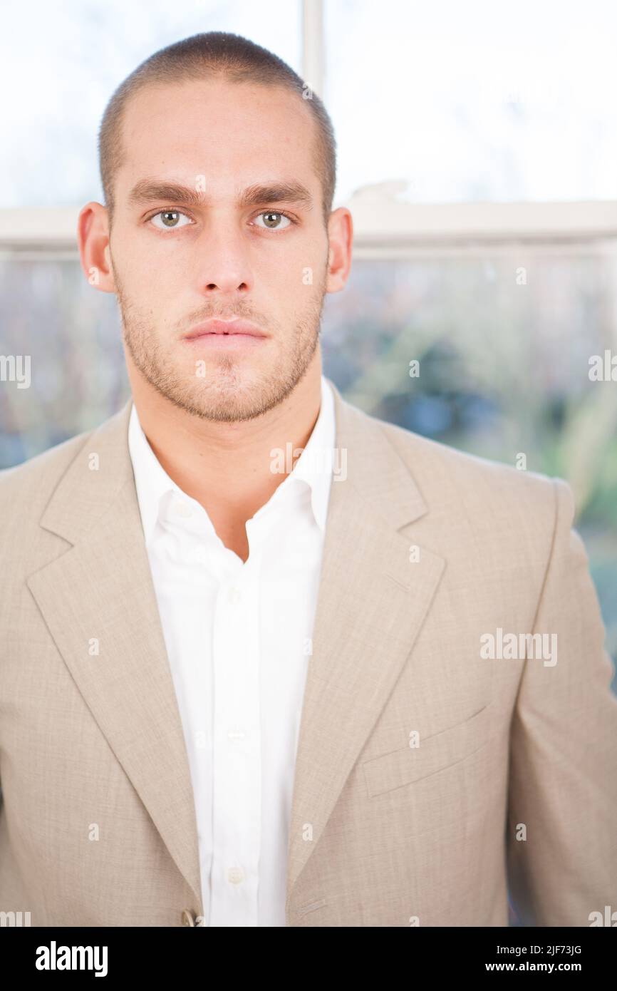 Smart Casual. A candid fashion portrait of a smartly dressed handsome ...