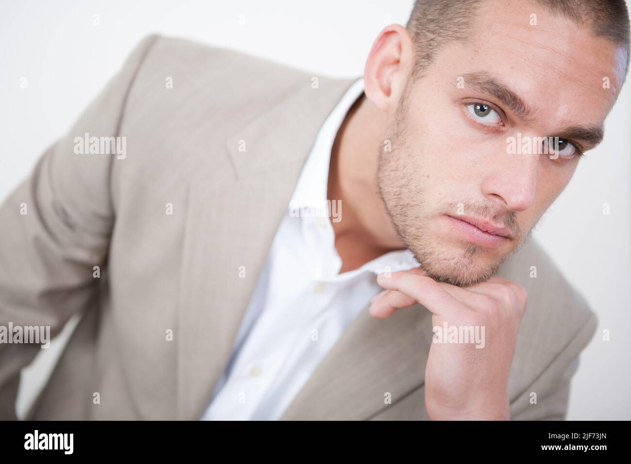 Smartly dressed male model hi-res stock photography and images - Alamy