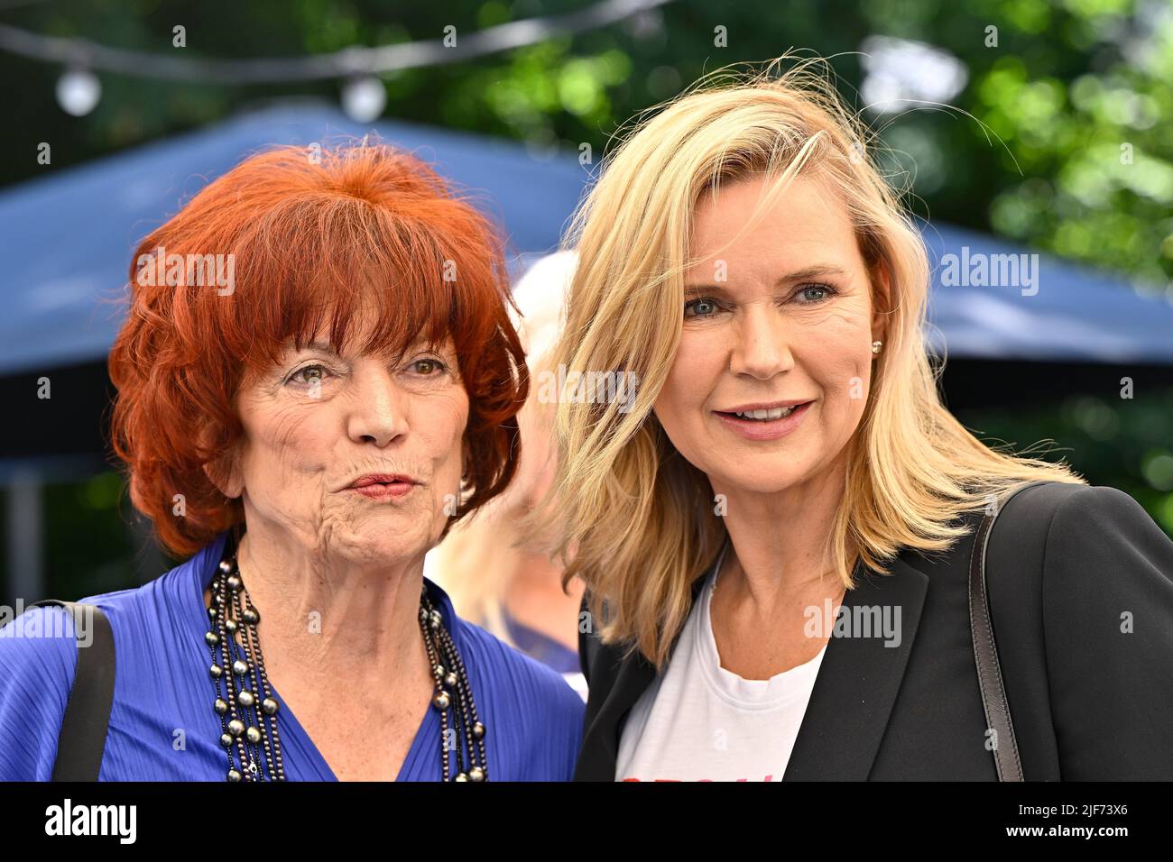 Munich, Germany. 30th June, 2022. Regina Ziegler (l), film producer ...