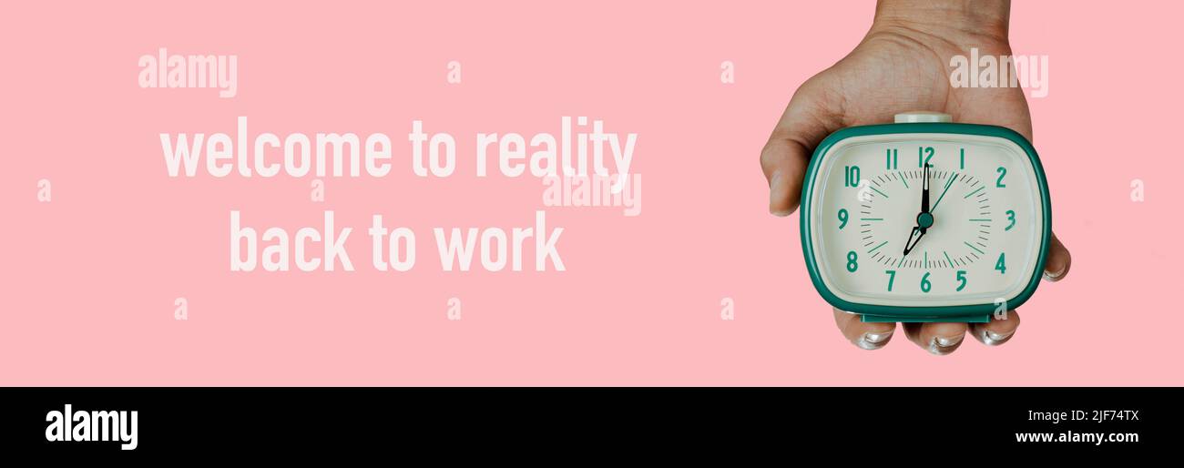 Back To Reality Meaning