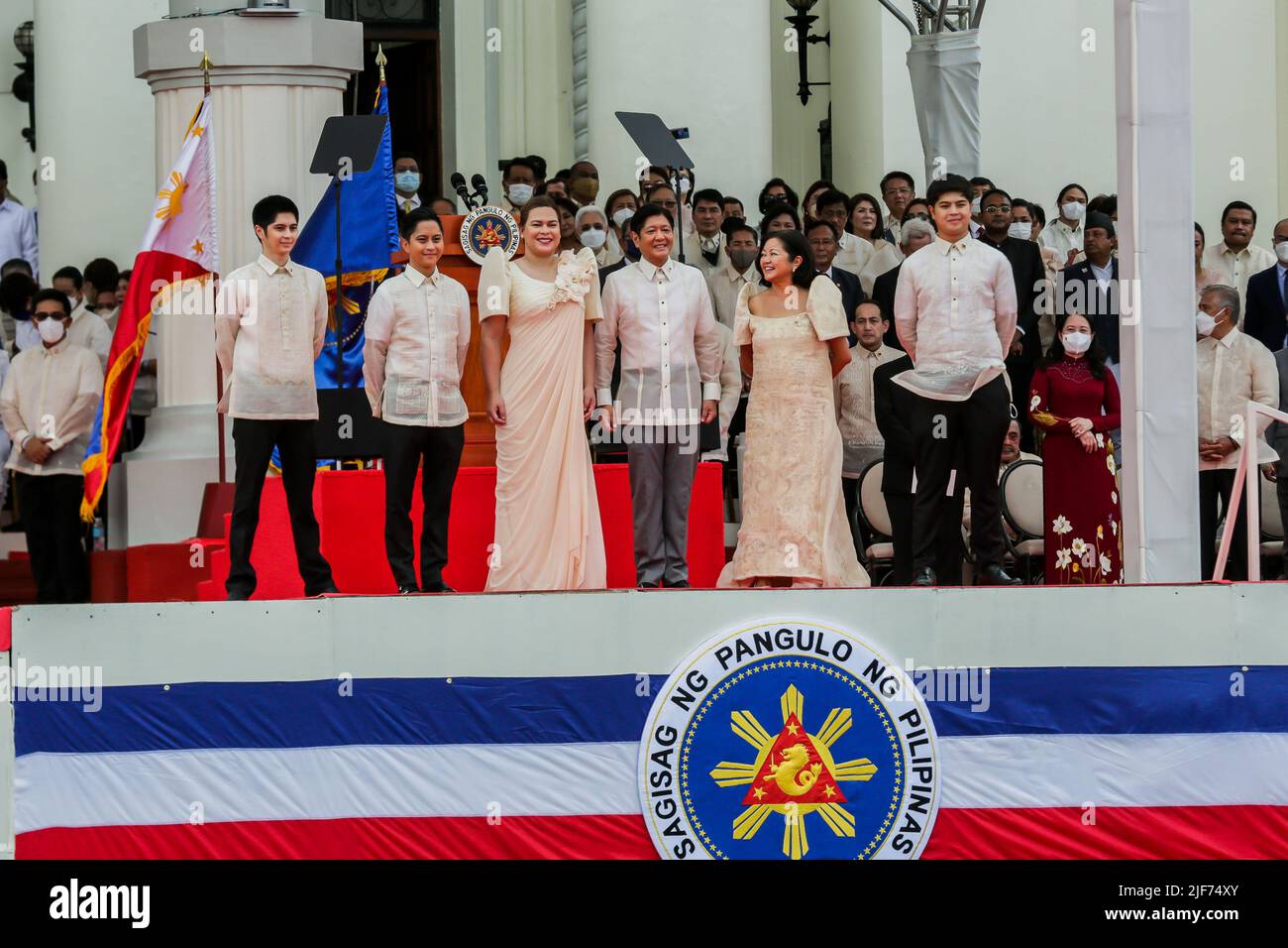 Manila. 30th June, 2022. Ferdinand Romualdez Marcos attends his ...