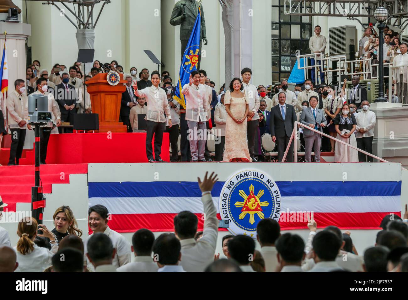 Manila. 30th June, 2022. Ferdinand Romualdez Marcos attends his ...