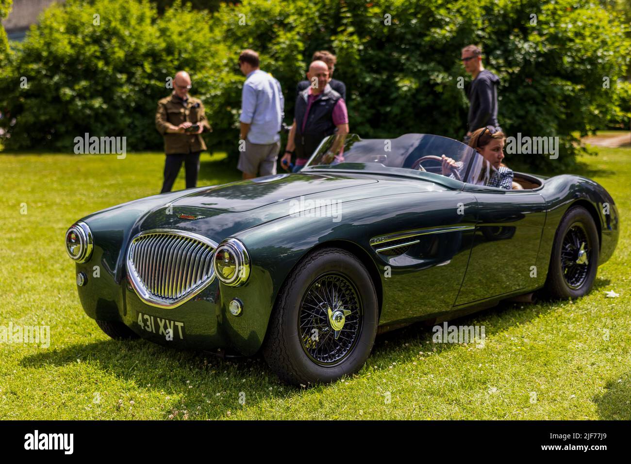 Caton Healey ‘431 XVT’ on display at the Bicester scramble held on the ...