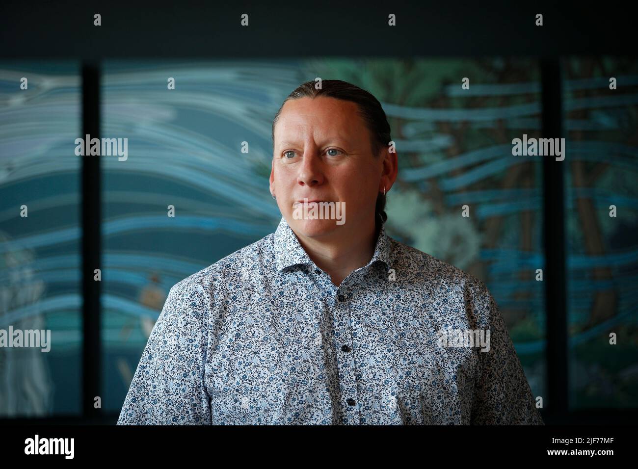Shaun Vincent, creative director of Vincent Design, is photographed in ...