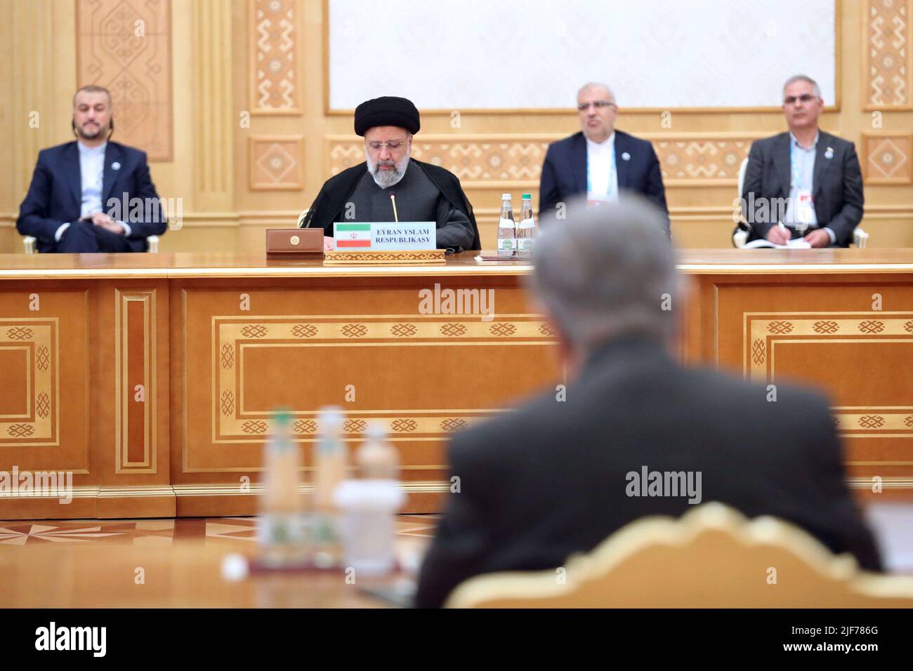 June 30 2022 Ashgabat Ashgabat Turkmenistan Irans President