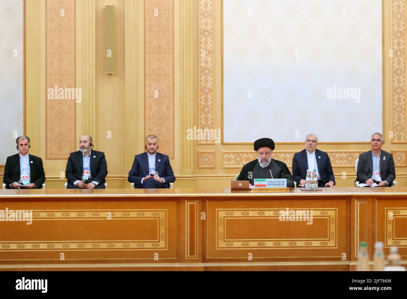 June 30 2022 Ashgabat Ashgabat Turkmenistan Irans President