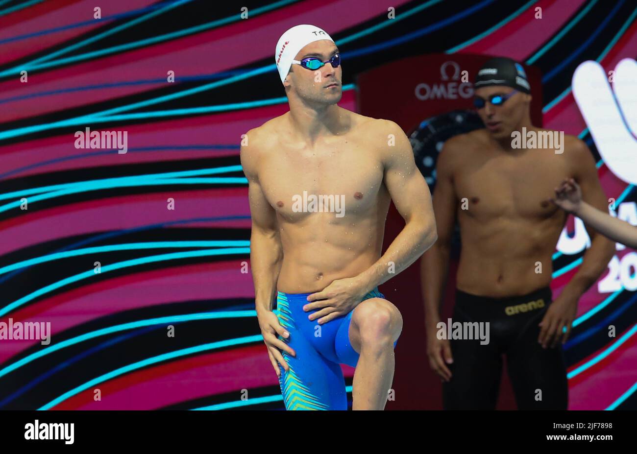 Hadrien Salvan of France HEAT 100 M Freestyle Men during the 19th FINA ...