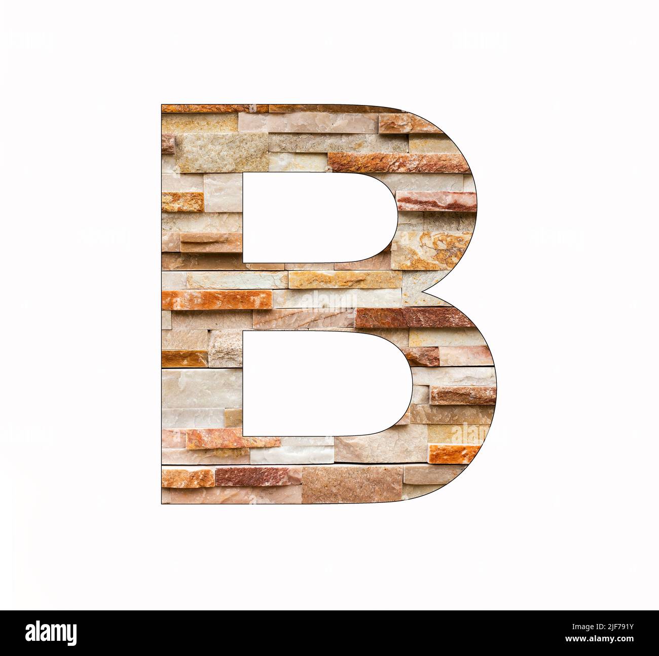 Alphabet letter B - Marble blocks background Stock Photo - Alamy