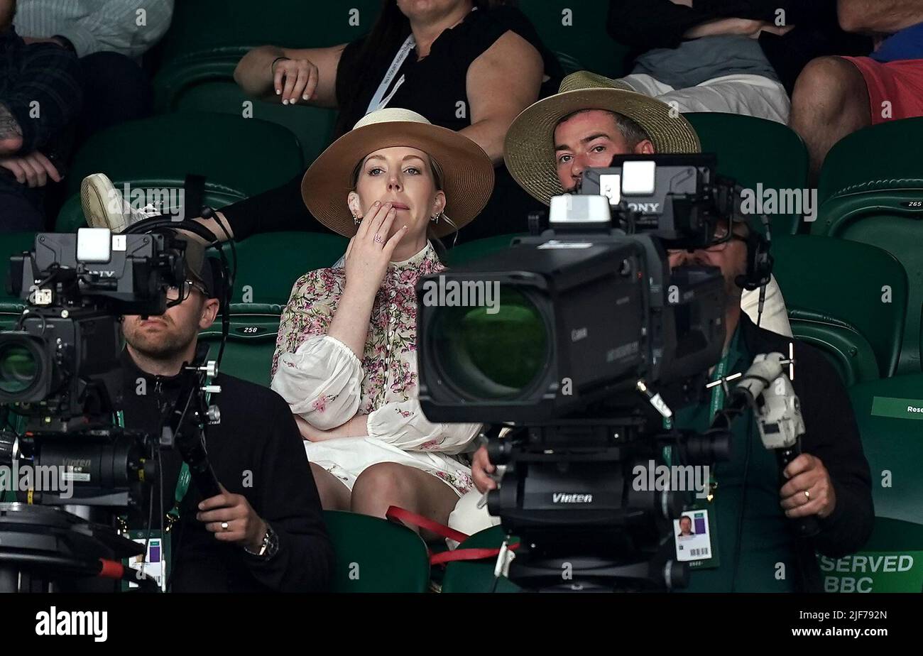 Katherine Ryan with partner Bobby Kootstra during day four of the 2022 ...