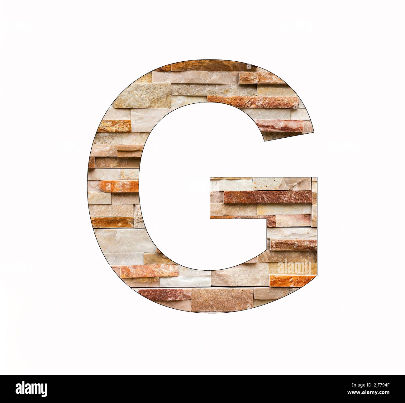 Alphabet Letter G - Rustic marble stone background Stock Photo - Alamy