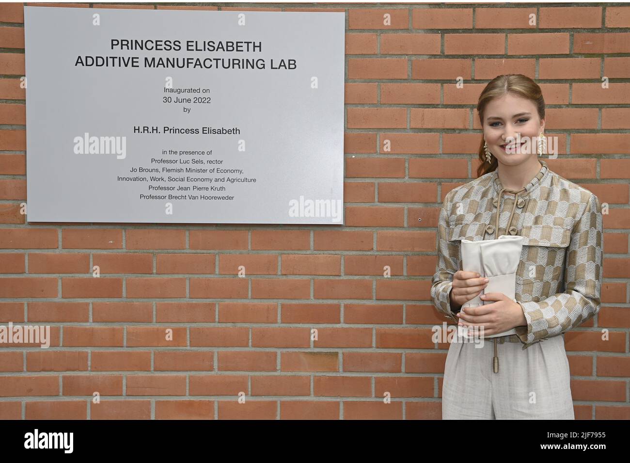 Crown Princess Elisabeth pictured during the opening of the 'Princess ...