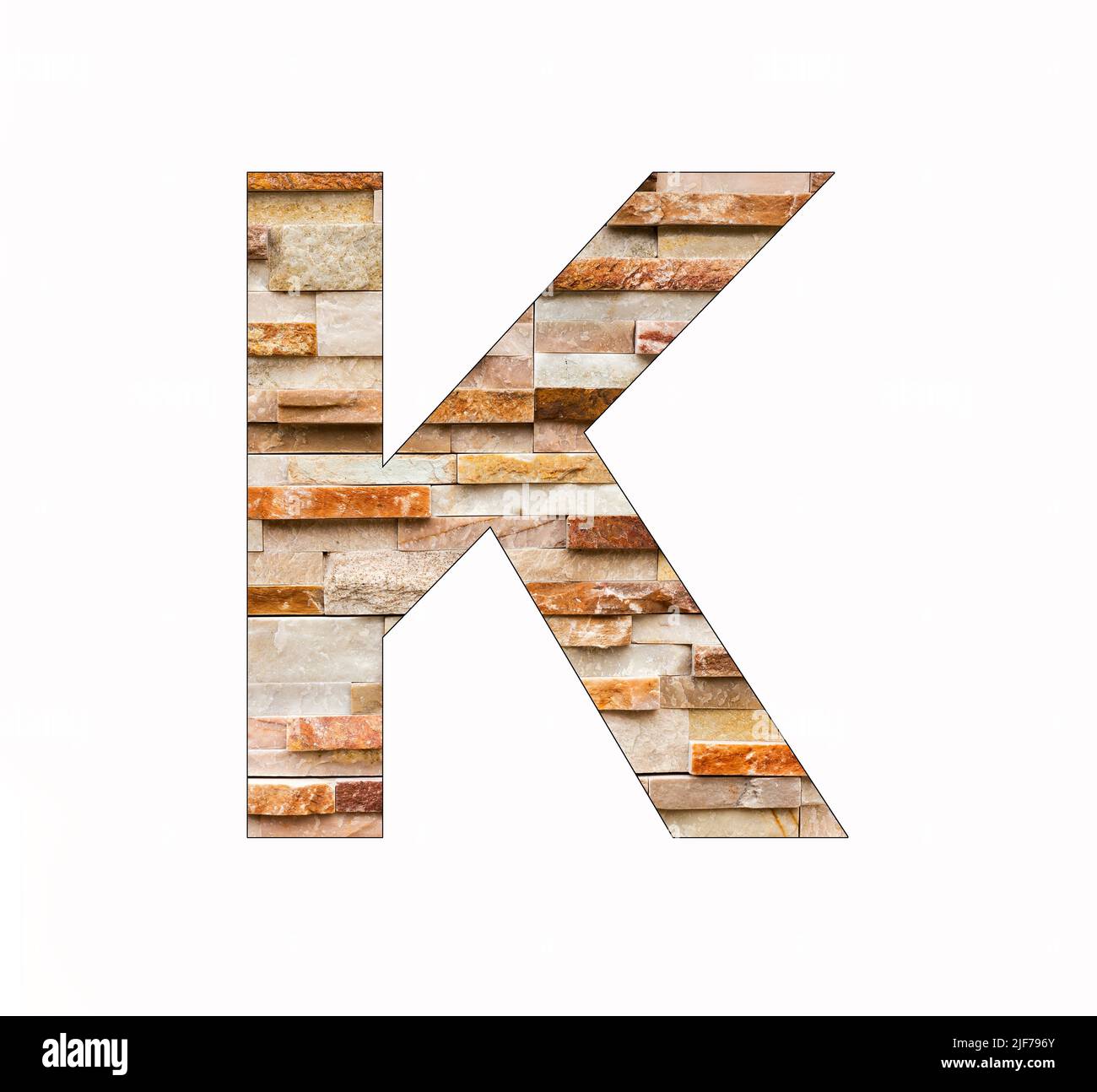 Alphabet Letter K - Rustic marble stone background Stock Photo - Alamy