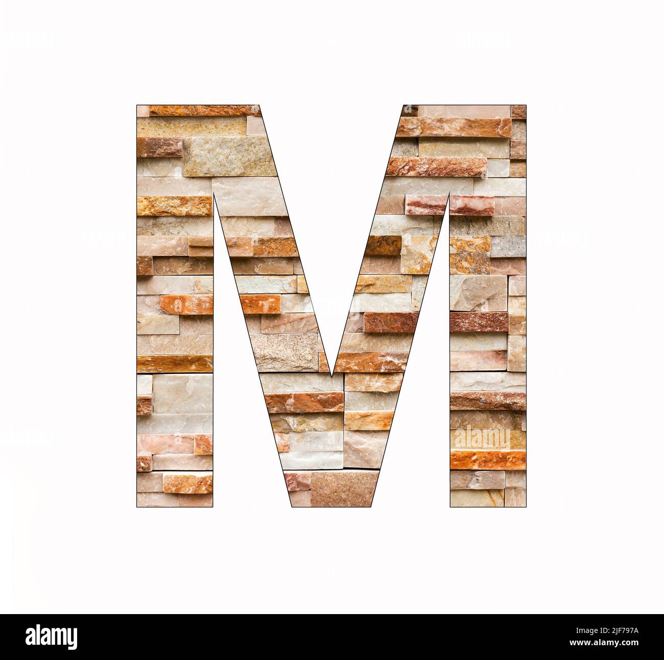 Alphabet Letter M - Rustic marble stone background Stock Photo - Alamy