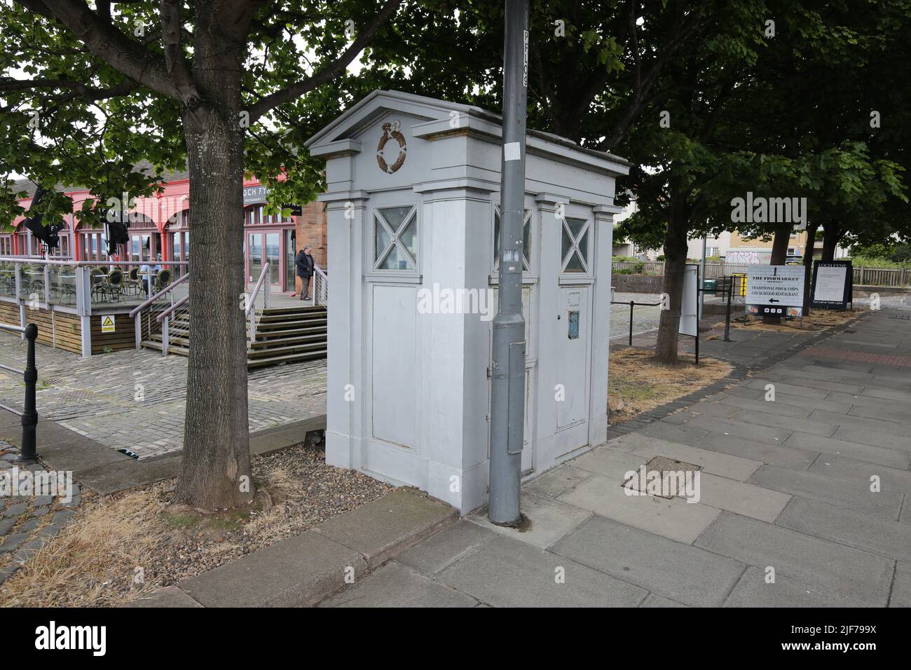 Police Box, Newhaven, Edinburgh, Scotland. UK Stock Photo - Alamy