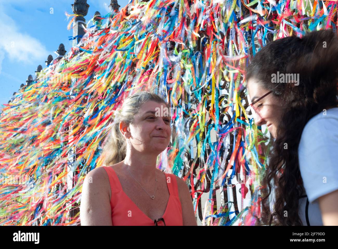 Prayer ribbon wall hi-res stock photography and images - Alamy