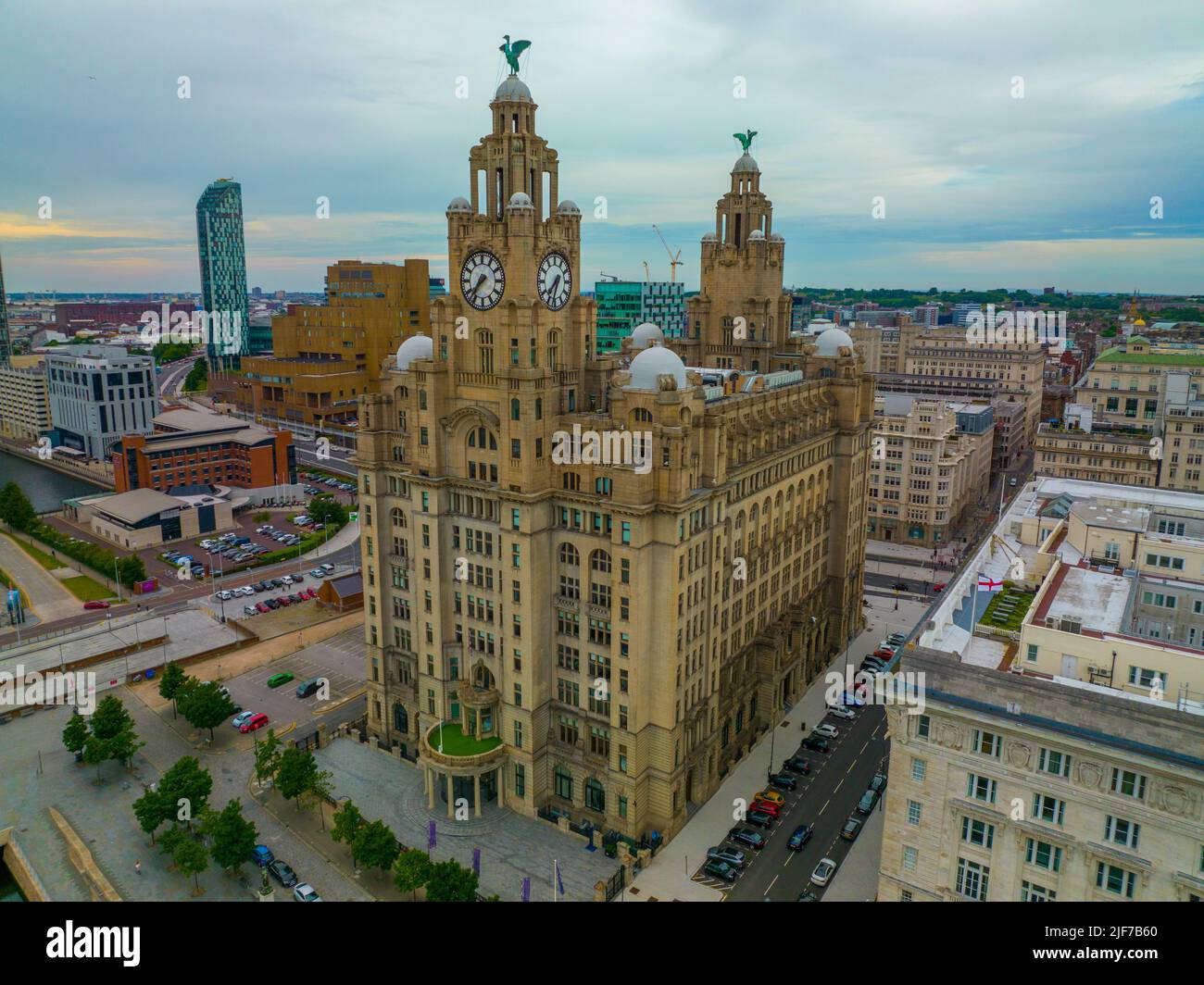 Royal Liver Building was built in 1911 on Pier Head in Liverpool ...