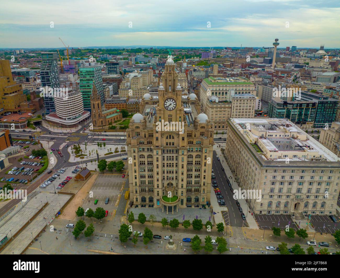 Royal Liver Building was built in 1911 on Pier Head in Liverpool ...