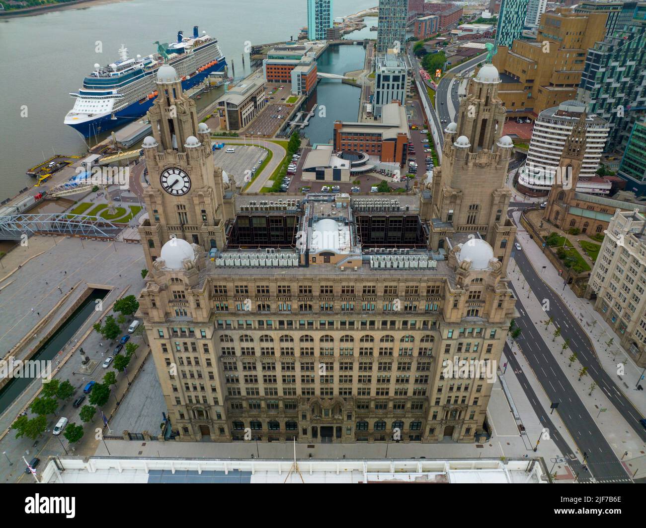 Royal Liver Building was built in 1911 on Pier Head in Liverpool ...