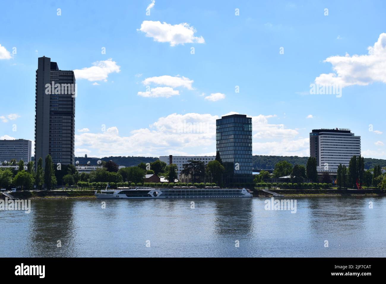 skyline of Bonn Stock Photo - Alamy