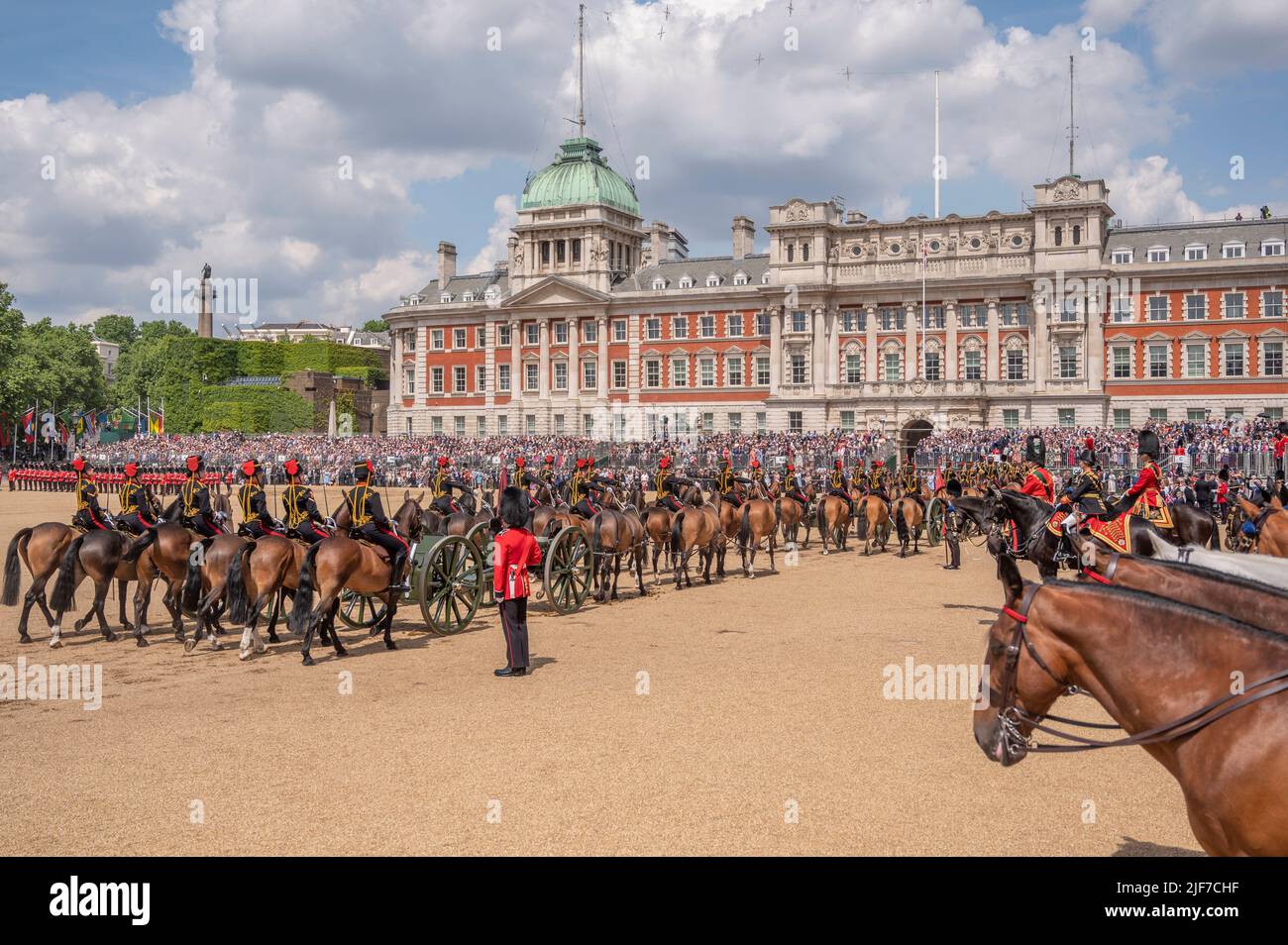 Horse Guards Parade, London, UK. 2 June 2022. Trooping the Colour, The ...