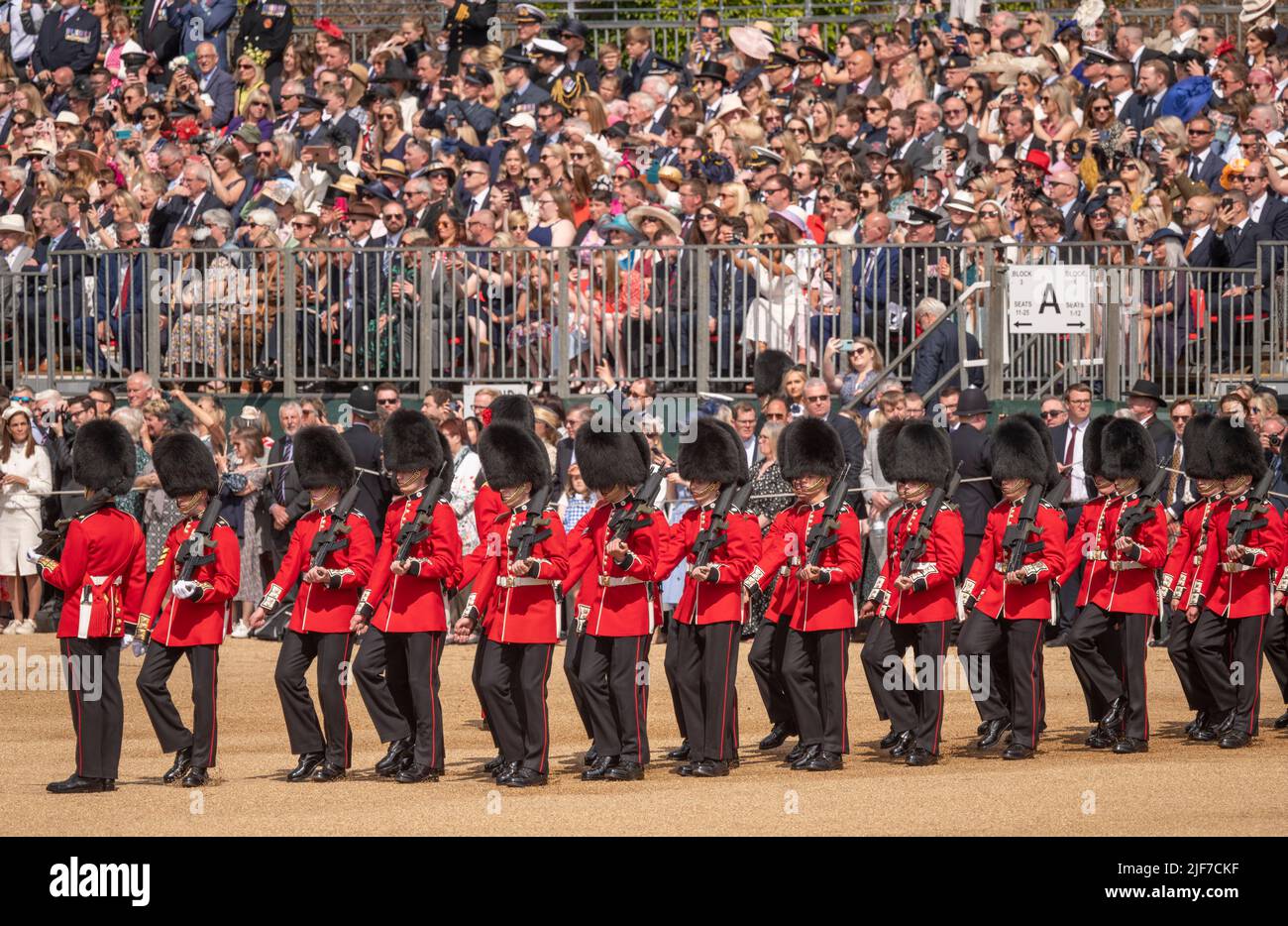 Horse Guards Parade, London, UK. 2 June 2022. Trooping the Colour, The ...