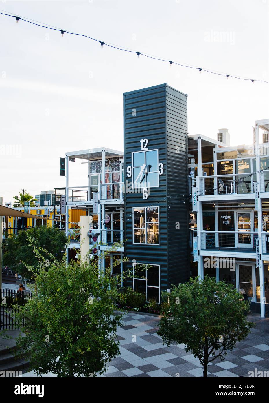 The Container park of Las Vegas, Nevada Stock Photo - Alamy