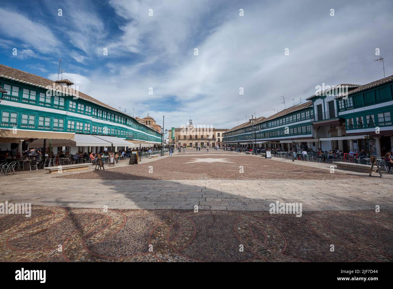 ALMAGRO, SPAIN – OCTOBER 11, 2021: Main Square of Almagro, in the ...
