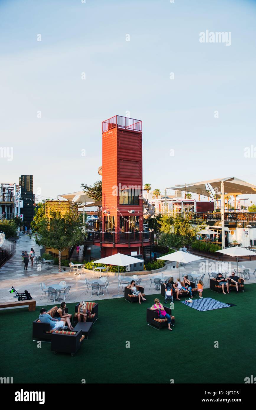 Container park hi-res stock photography and images - Alamy