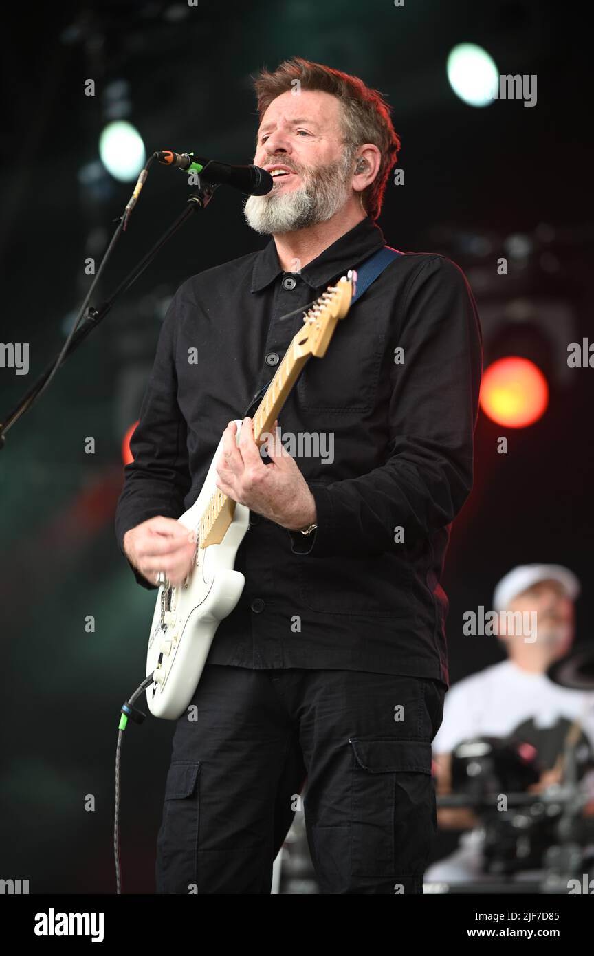 Green Gartside lead singer of Scritti Politti performs at Lets Rock ...