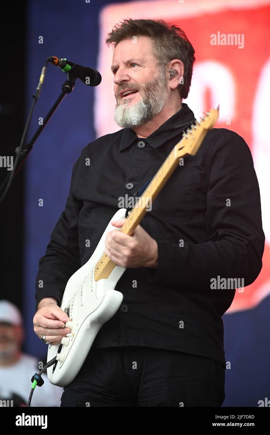 Green Gartside lead singer of Scritti Politti performs at Lets Rock ...