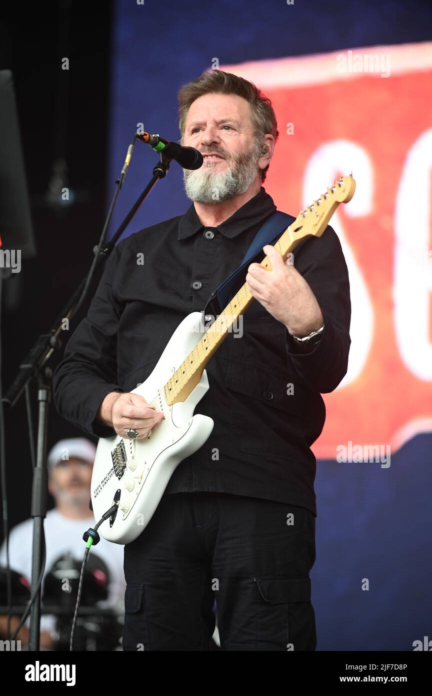 Green Gartside lead singer of Scritti Politti performs at Lets Rock ...